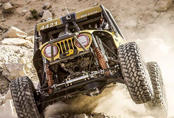 FLATLINK WINCH SHACKLE MOUNT -- BLUE – Hellhound Garage