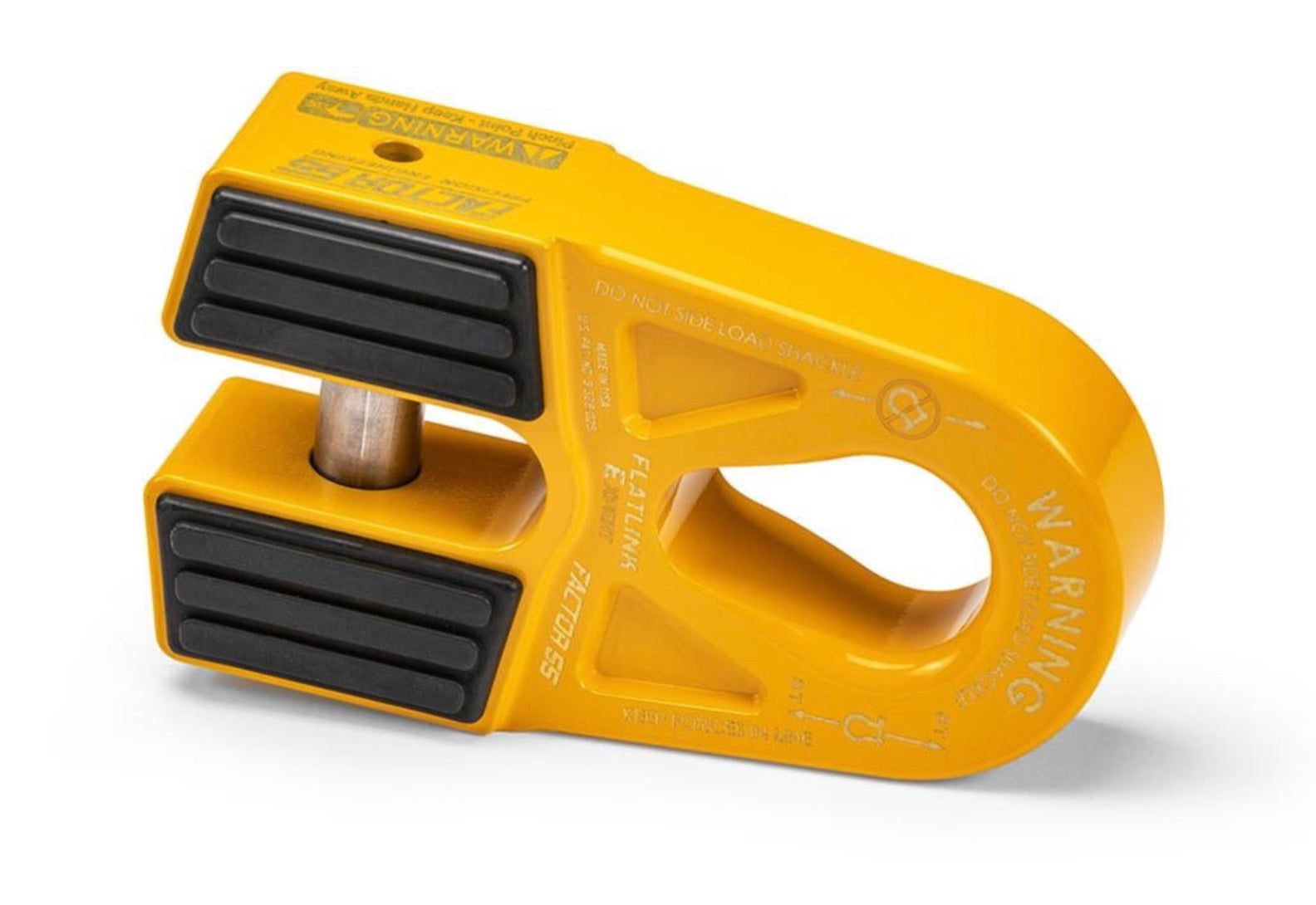 FLATLINK "E" EXPERT WINCH SHACKLE MOUNT -- YELLOW – Hellhound Garage